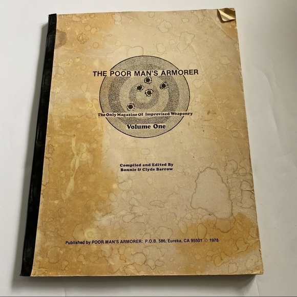 Vintage | Accents | Vintage The Poor Mans Armorer Softcover Book Bonnie ...